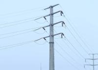 China Dodecagonal 110KV Hot Dip Galvanization Steel Electric Power Pole For Telecommunication for sale