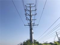 China 69KV Anti Corrosive Tower Electric Power Galvanized Transmission Line Pole for sale