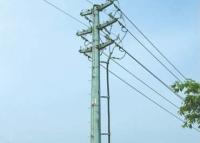 China Gr60 345 MPA Electrical Power Pole Transmission Line Overlap Steel Tubular Pole for sale
