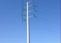 China 90FT Electrical Power Pole 12 Sides Shape Galvanised Low Voltage Steel Tubular Pole for sale