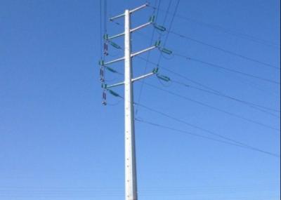 China 90FT Electrical Power Pole 12 Sides Shape Galvanised Low Voltage Steel Tubular Pole for sale