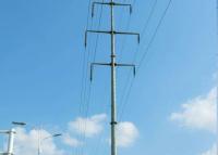 China 60FT Stainless Steel Electrical Post Steel Pole Galvanized Octagonal For Transmission Lines for sale