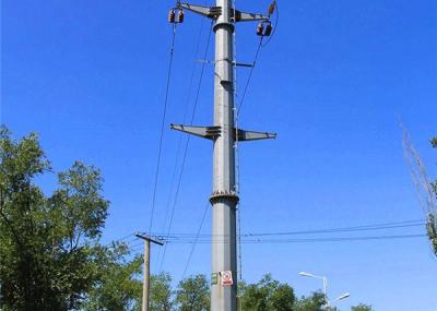 China Stainless Electrical Post Steel Tubular Pole Galvanized For Transmission Lines for sale