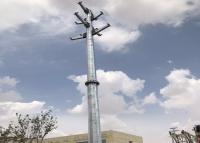 China AWS D 1.1 Galvanized Steel Electrical Power Pole For Power Distribution Equipment for sale