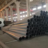 China Hot Dip Steel Tubular Pole 10mm Galvanized Metal Conical Electric Power Pole for sale
