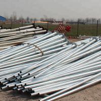 China 110KV Steel Tubular Pole Hot Dip Galvanized Electrical CO2 Welding Standard for sale