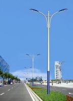 China ODM Hot Dip Galvanization Street Light Poles , Commercial Light Poles for sale