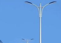 China 9M Street Light Poles Retractable Overlap Steel Lamp Post Support Column For Road for sale