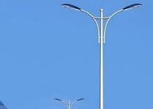 China 9M Street Light Poles Retractable Overlap Steel Lamp Post Support Column For Road for sale