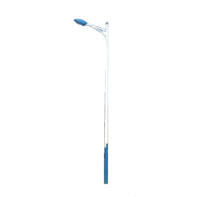 China 6m Galvanized Street Light Poles Octagonal With Single Arm for sale