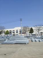 China Polygonal Galvanised Lamp Post Steel Tubular Pole 40FT Metal Outdoor 69KV for sale