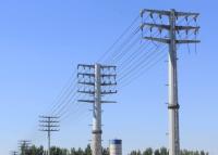 China 8 9 Mtr Steel Tubular Pole Polygonal Galvanised Street Light 110KV for sale