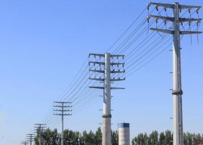 China 7m Electrical Power Pole 12 Sides Shape Low Voltage Steel Tubular for sale