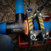 China HDPE Pipe Manual Fusion Welder 160mm 220V Portable 44KG for sale