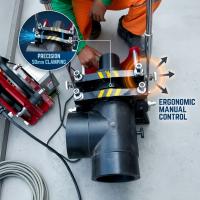 China PPH Plastic Pipe Butt Fusion Welder 75mm Manual Mini for sale