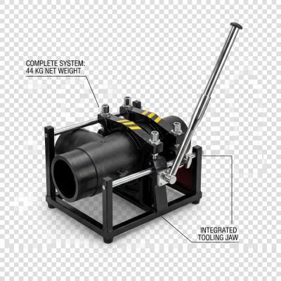 China HDPE Pipe Manual Fusion Welder 160mm 220V Portable 44KG for sale