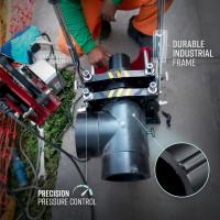 China 140mm High Precision Manual Butt Fusion Welder | PE PP PVDF for sale