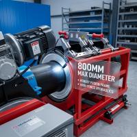 China Single Phase 220V HDPE Butt Fusion Welder | Manual CE Certified for sale
