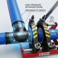China Thermofusion Hydraulic Butt Welder PP PE PVDF 63-200mm for sale