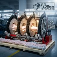 China PVDF HDPE Pipe Butt Fusion Machine 630mm | SMD-B630/315H Hydraulic for sale