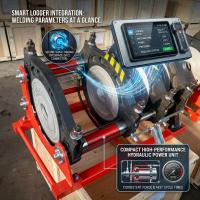 China 220V 160mm HDPE Thermofusion Welder | Hydraulic Data Logger Ready for sale