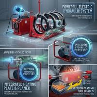 China 1200mm Large Diameter HDPE Butt Welder 220V | Hydraulic Hot Melt for sale