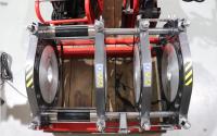 China 50HZ Hydraulic Butt Fusion Welding Machine 220V 355MM HDPE  With Trolley for sale