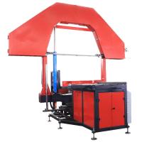China Adjustable Hdpe Polyethylene Pipe Cutting Band Saw 380v for sale
