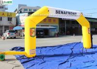 China Custom Made Yellow Inflatable Arches EN71 For Outdoor Advertising for sale
