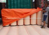 China Kids Inflatable Obstacle Sport Mega Run Jungle Basejump Fireproof for sale