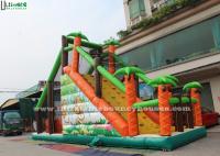 China Kids Inflatable Obstacle Sport Mega Run Jungle Basejump Fireproof for sale
