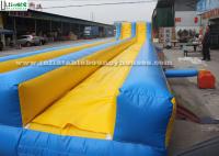 China Commercial Double Lanes Inflatable Slip N Slide 20m x 3.5m for Adults for sale