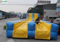 China Commercial Double Lanes Inflatable Slip N Slide 20m x 3.5m for Adults for sale