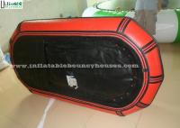 China Custom Made Lake Inflatable Rubber Boat 2.4m x 1.28m Lead Free PVC Tarpaulin for sale