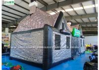 China Durable Portable Inflatable Pub House 12x6x6m Lead Free PVC Tarpaulin for sale