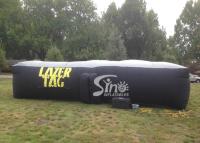 China Tactical Inflatable Games Big Inflatable Laser Tag Equipment  Lead Free Material for sale