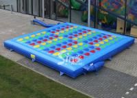 China Custom Giant Inflatable Twister Mattress 610g PVC Tarpaulin Outdoor Indoor Game for sale