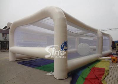 China Adults energy challenge running inflatable obstacle tent with transparent balls inside for sale