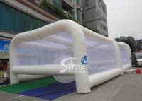 China Adults energy challenge running inflatable obstacle tent with transparent balls inside for sale