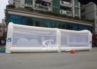 China Adults energy challenge running inflatable obstacle tent with transparent balls inside for sale