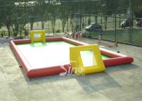 China Commercial Inflatable Soccer Field 20x10x2.2m Flame Retardant PVC for Outdoor Games for sale