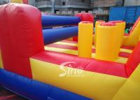 China Commercial Kids Inflatable Obstacle Course 37ft Long with Pillows Slides Tunnels for sale