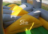 China 24m Inflatable Obstacle Course for Adults Boot Camp Fitness Training with 610g PVC Tarpaulin for sale
