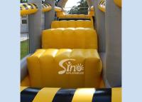 China 24m Inflatable Obstacle Course for Adults Boot Camp Fitness Training with 610g PVC Tarpaulin for sale
