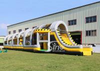 China 24m Inflatable Obstacle Course for Adults Boot Camp Fitness Training with 610g PVC Tarpaulin for sale