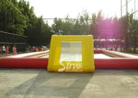 China Commercial Inflatable Soccer Field 20x10x2.2m Flame Retardant PVC for Outdoor Games for sale