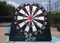 China 3m High 3in1 Giant Inflatable Golf Dart Board with Support Base for Kids and Adults for sale