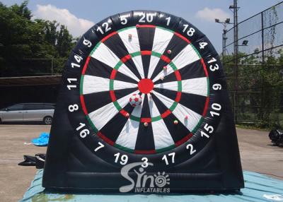 China 3m High 3in1 Giant Inflatable Golf Dart Board with Support Base for Kids and Adults for sale