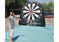 China 3m High 3in1 Giant Inflatable Golf Dart Board with Support Base for Kids and Adults for sale