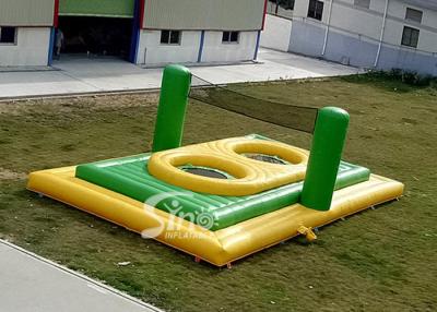 China Commercial Inflatable Bossaball Court 12x7m with Trampolines for Adults Kids for sale